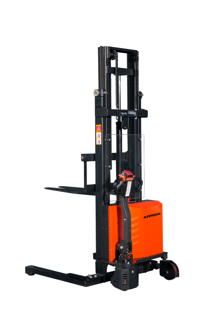 Self-Propelled Electric Lift Straddle Stacker 1 Ton / 3.3m — Arrow ...