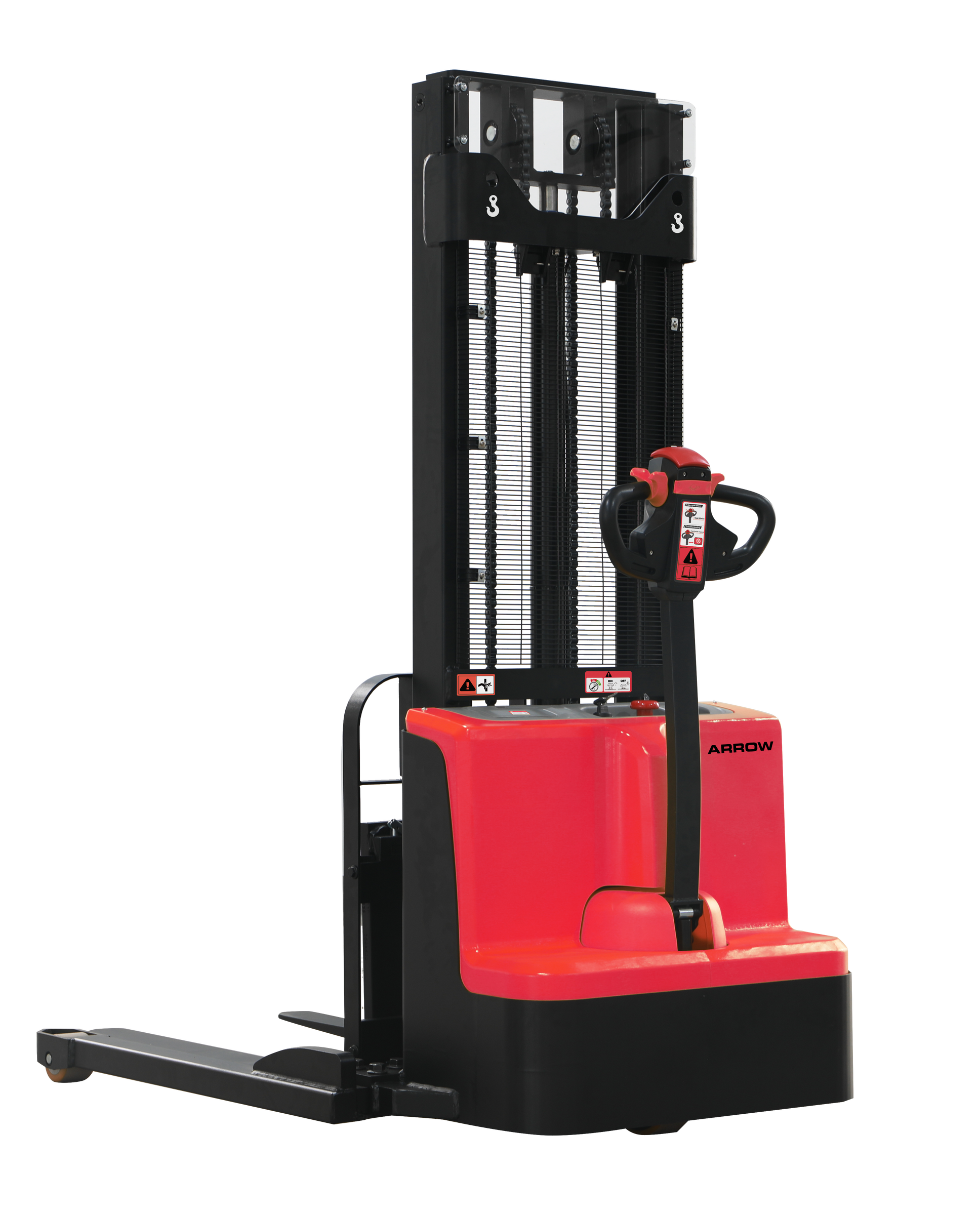 Self Propelled Electric Lift Straddle Stacker 1.5t/3.5m | Arrow Warehousing