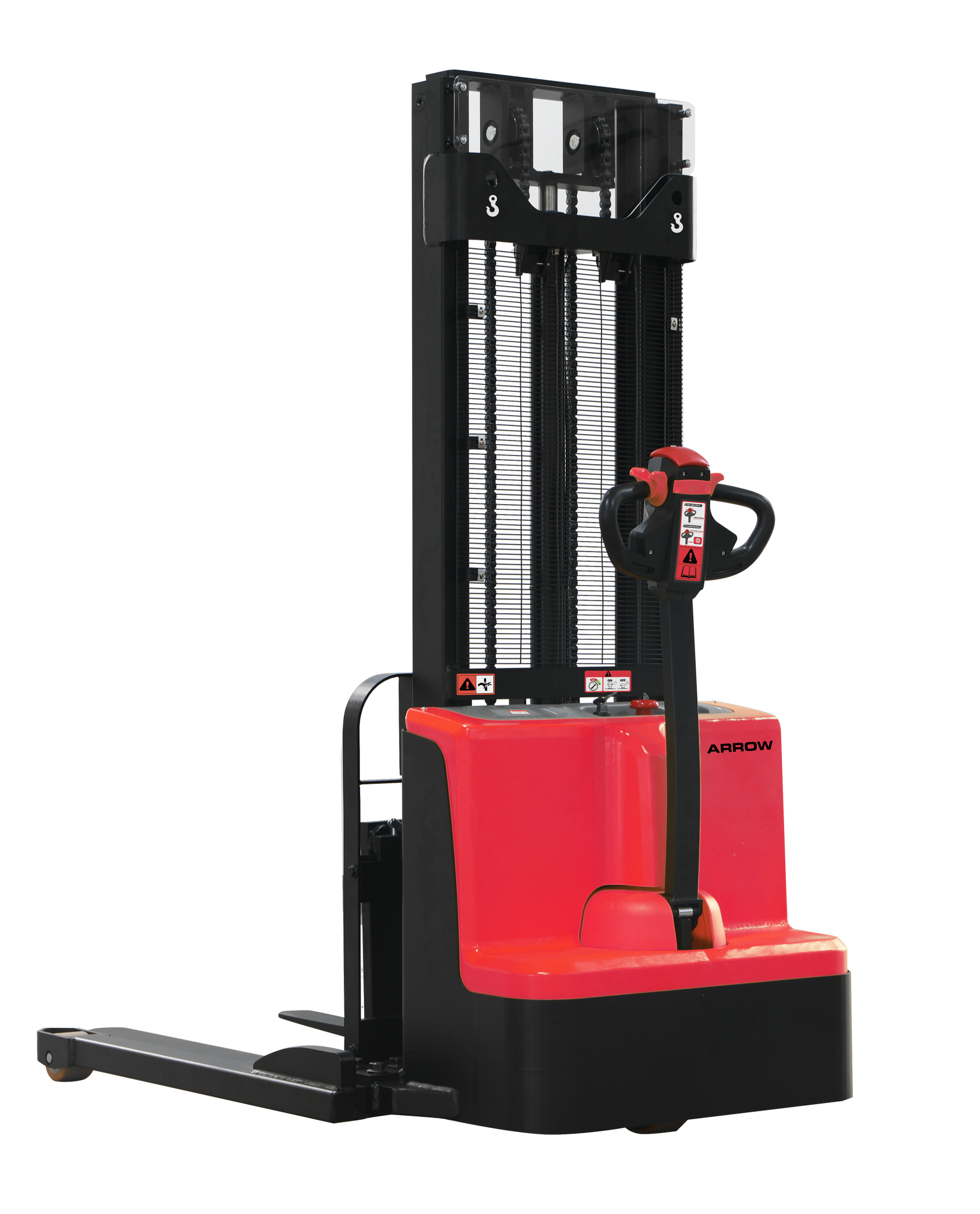 Self Propelled Electric Lift Straddle Stacker 1.5t/3.0m | Arrow Warehousing